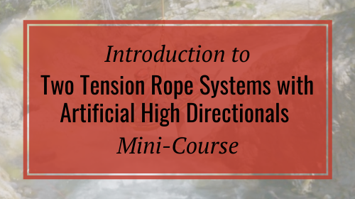 Anchors and Knots In Rope Rescue Toolbox